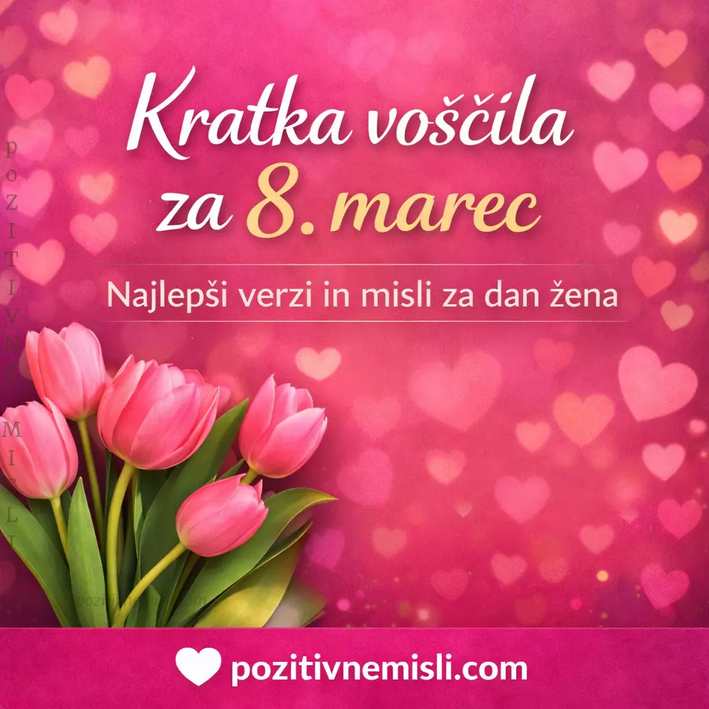 Kratka voščila za 8. marec – najlepši verzi in misli za dan žena